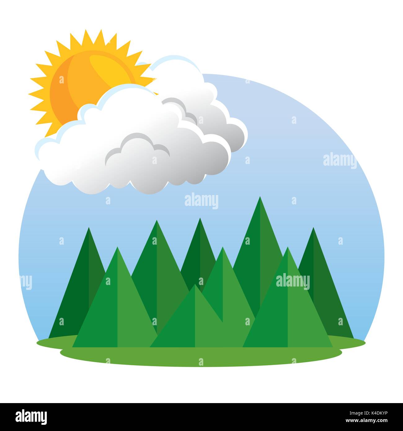 summer season weather forecast concept Stock Vector Image & Art - Alamy