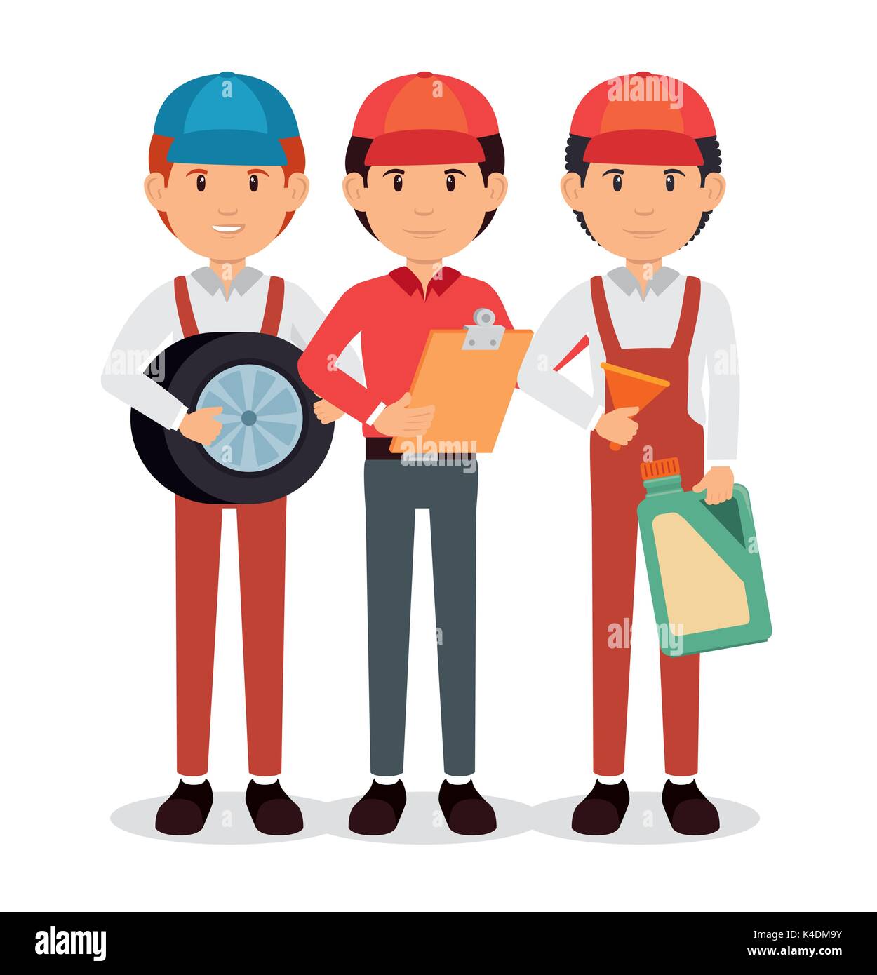 Cartoon Of Auto Mechanic High Resolution Stock Photography and Images ...