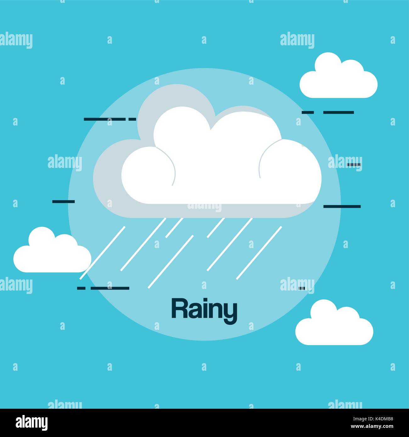 rainy weather status icon Stock Vector Image & Art - Alamy