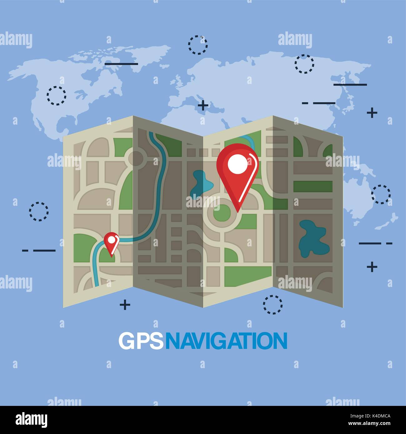 gps navigation app icons Stock Vector Image & Art - Alamy