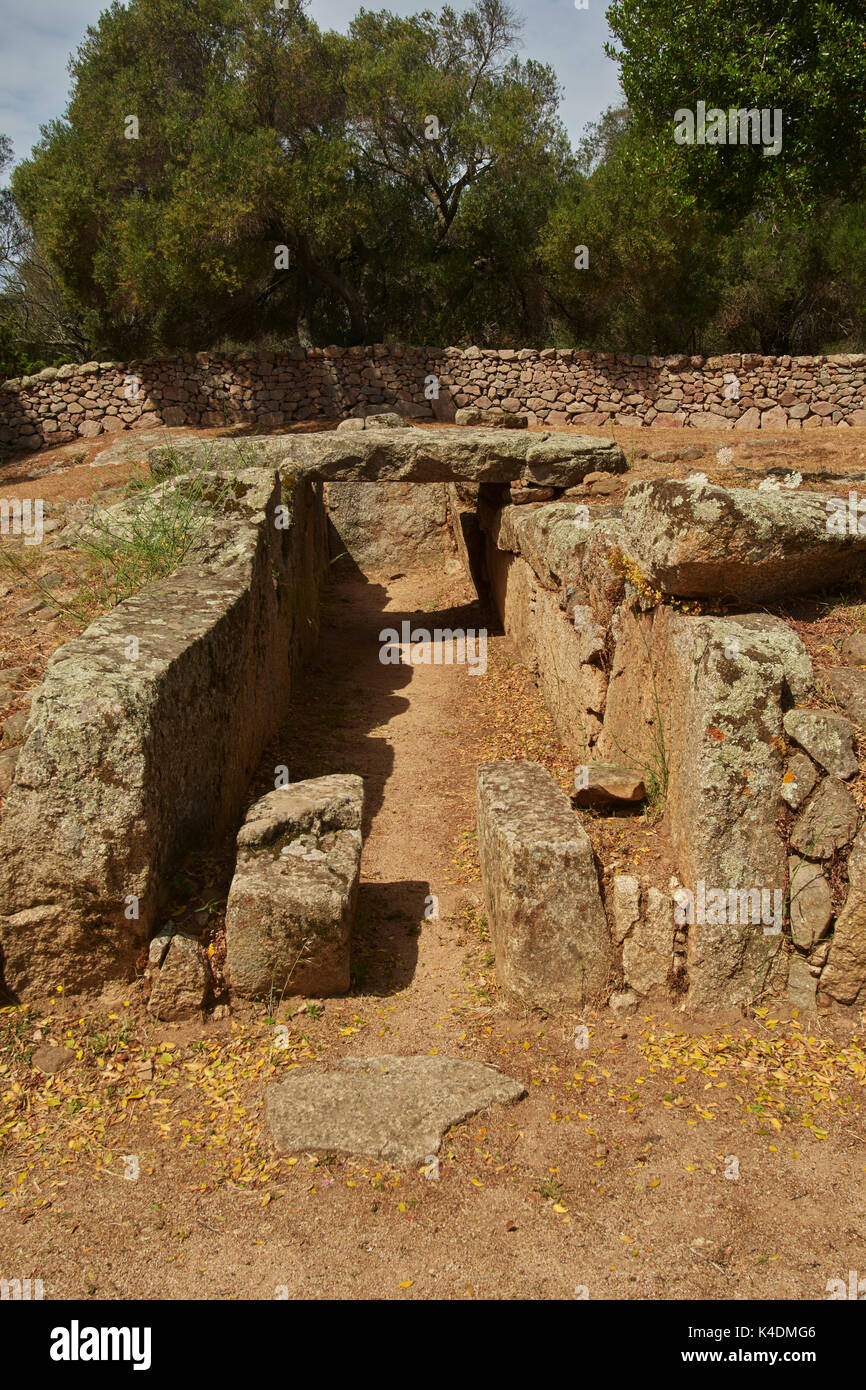 The Tomba di Giganti Moru, or Giants' Tomb, Arzachena, Sardinia, Italy ...