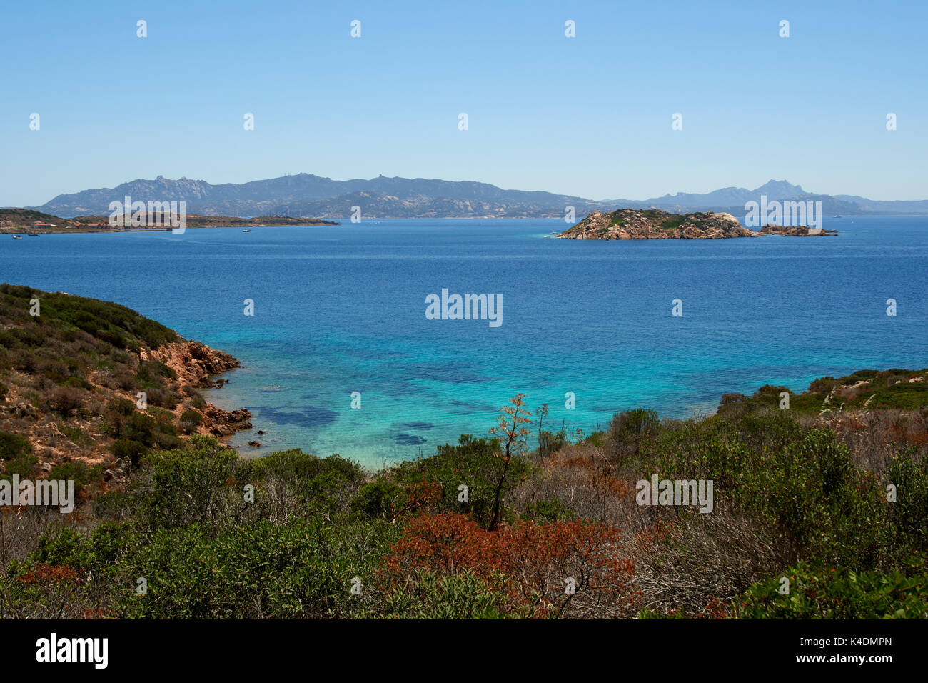 The archipelago of the National Park of La Maddalena, northern Sardinia ...