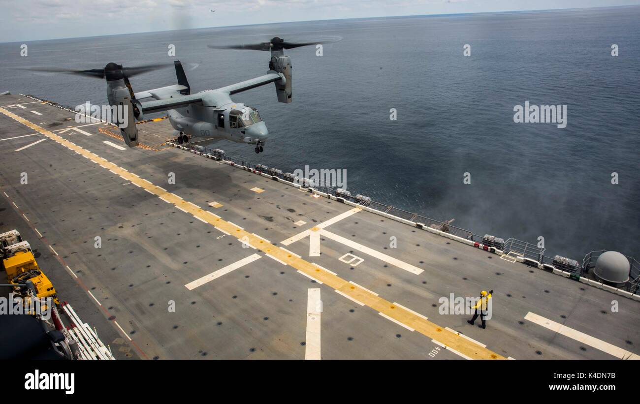 Marine Corps MV-22B Osprey aircraft with Marine Medium Tiltrotor ...