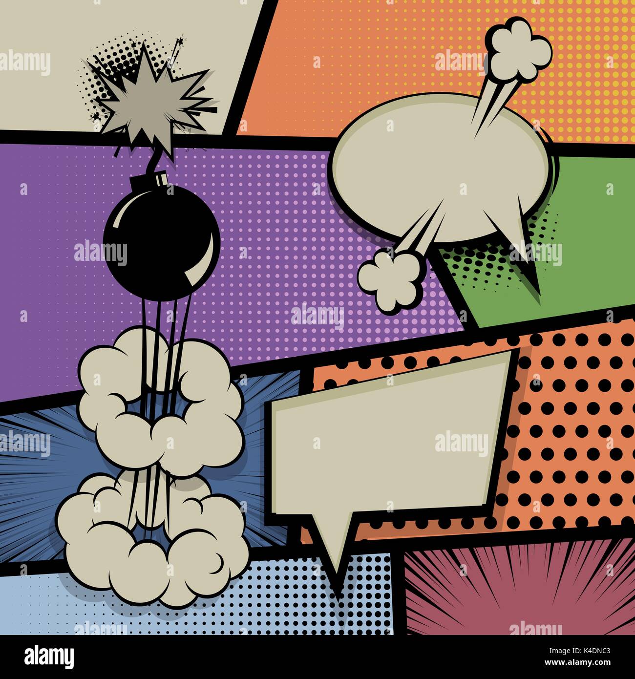 Vintage comic strip hi-res stock photography and images - Alamy