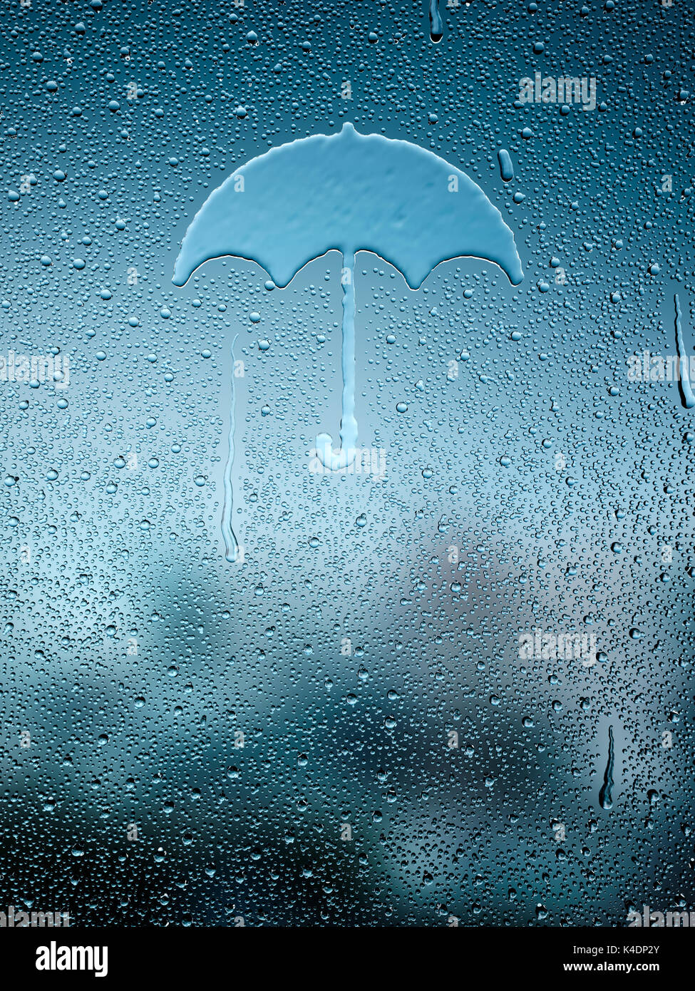 Water drop forming a umbrella Stock Photo - Alamy