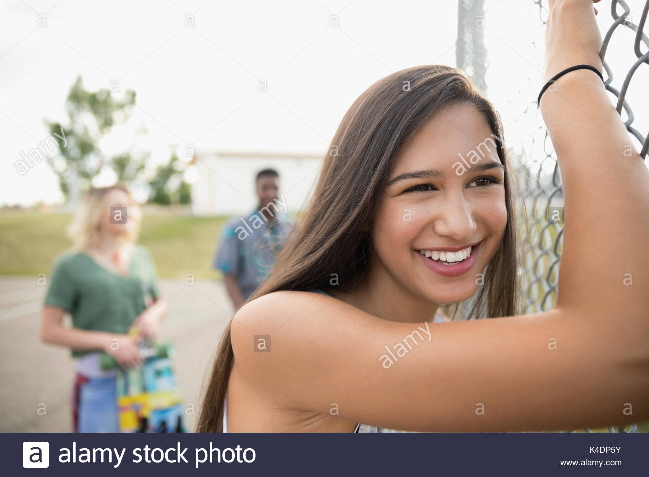 Leaning fence hi-res stock photography and images - Alamy