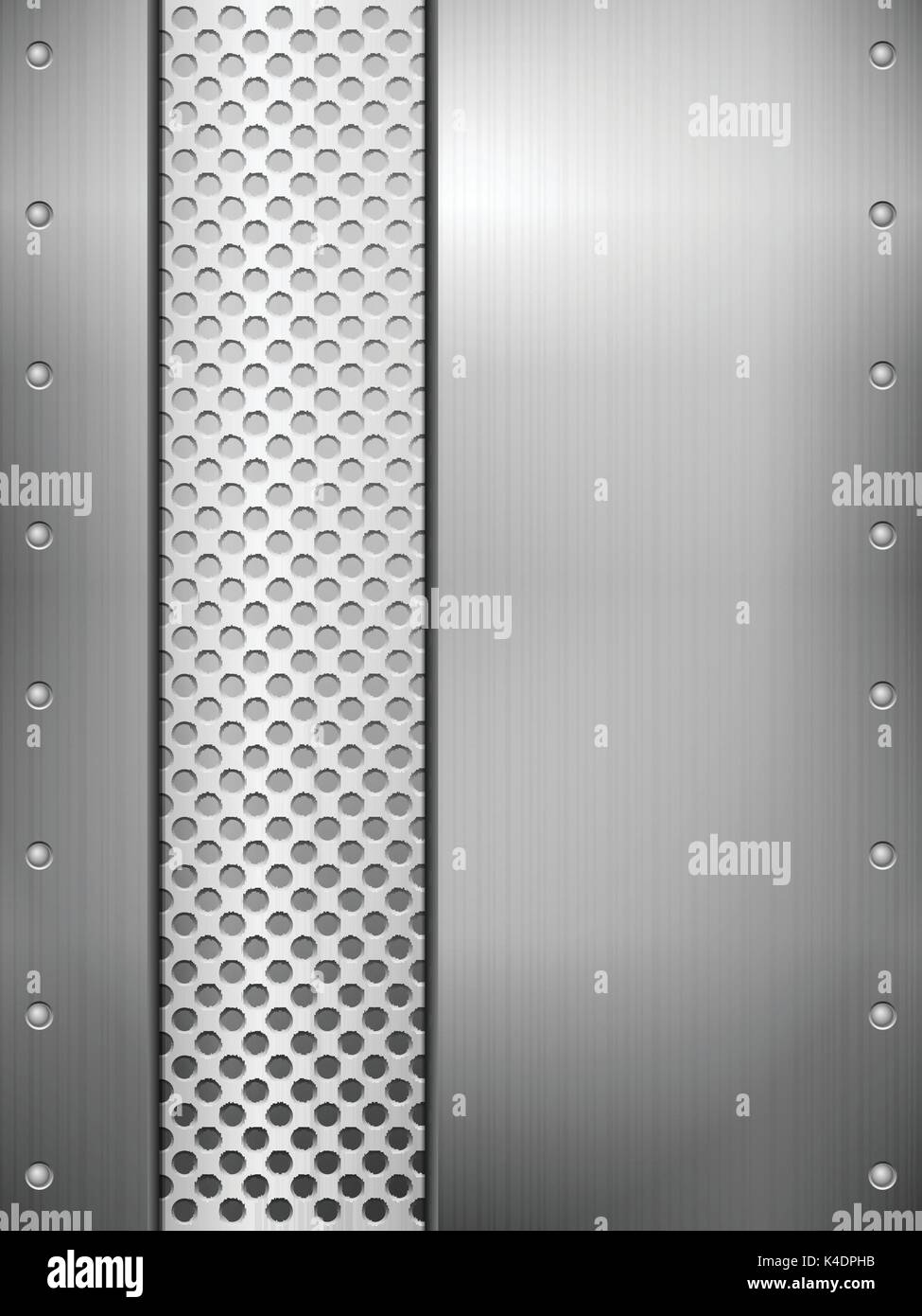 Pattern of metal texture background. Vector illustration Stock Vector ...