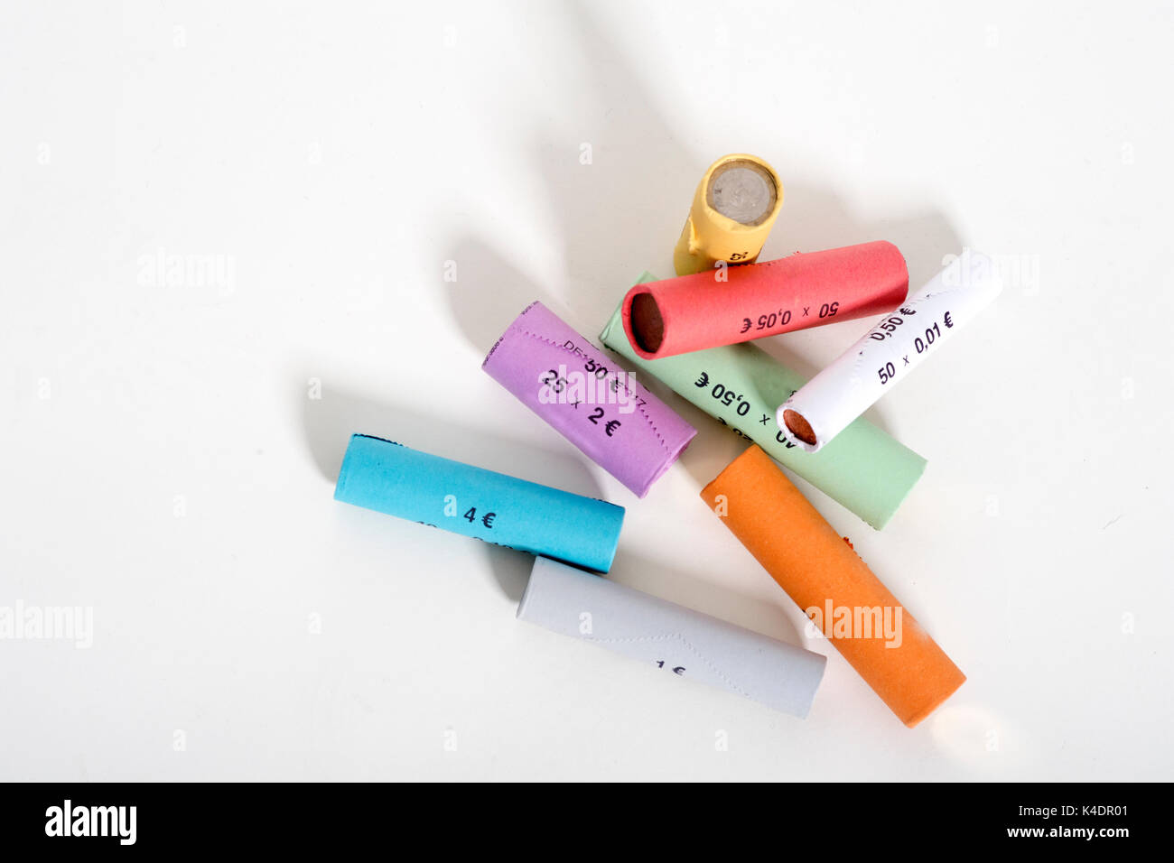 Rolled coins hi-res stock photography and images - Alamy
