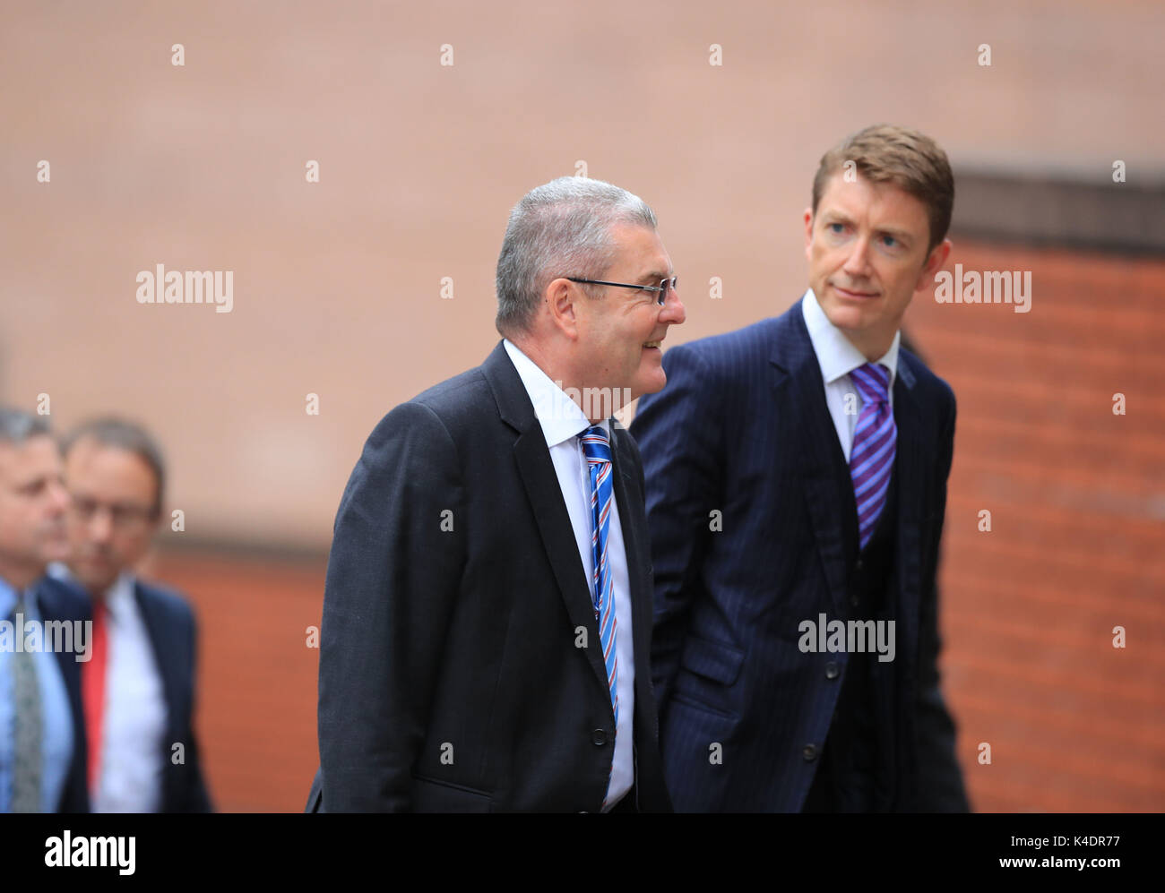 Former Sheffield Wednesday club secretary Graham Mackrell (centre ...