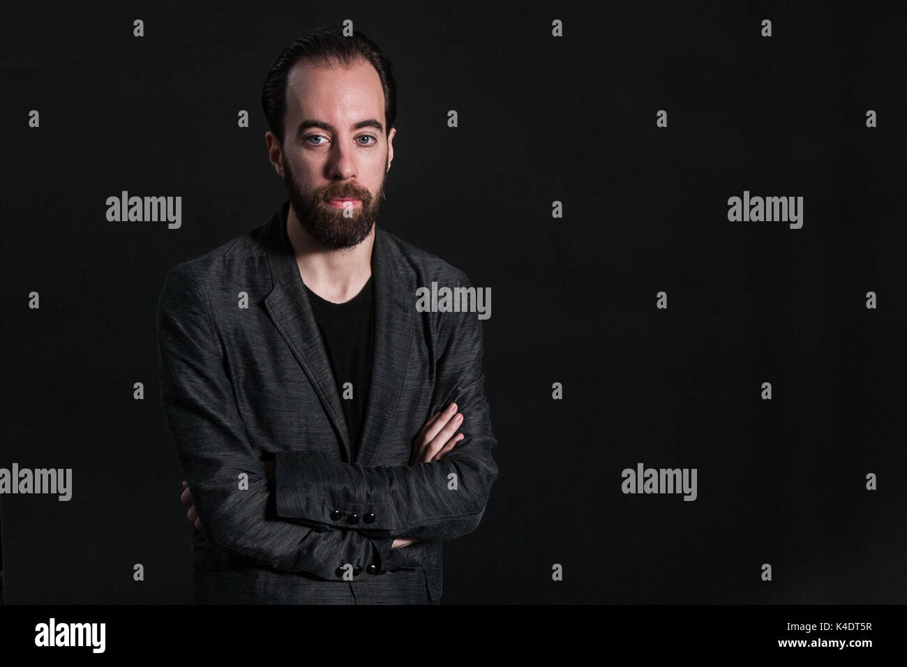British novelist and journalist Ned Beauman attends a photocall during ...