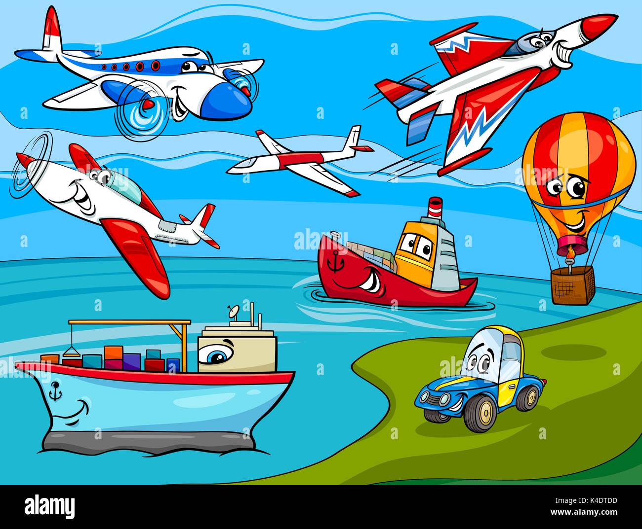 Car cargo ships Stock Vector Images - Alamy