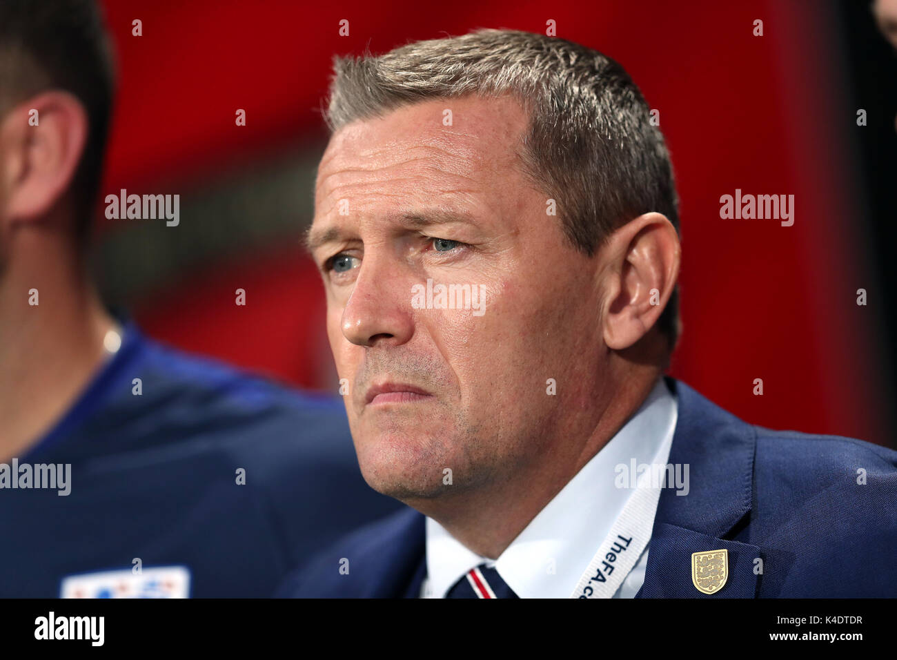 England U21's manager Aidy Boothroyd during the 2019 UEFA Euro U21 ...