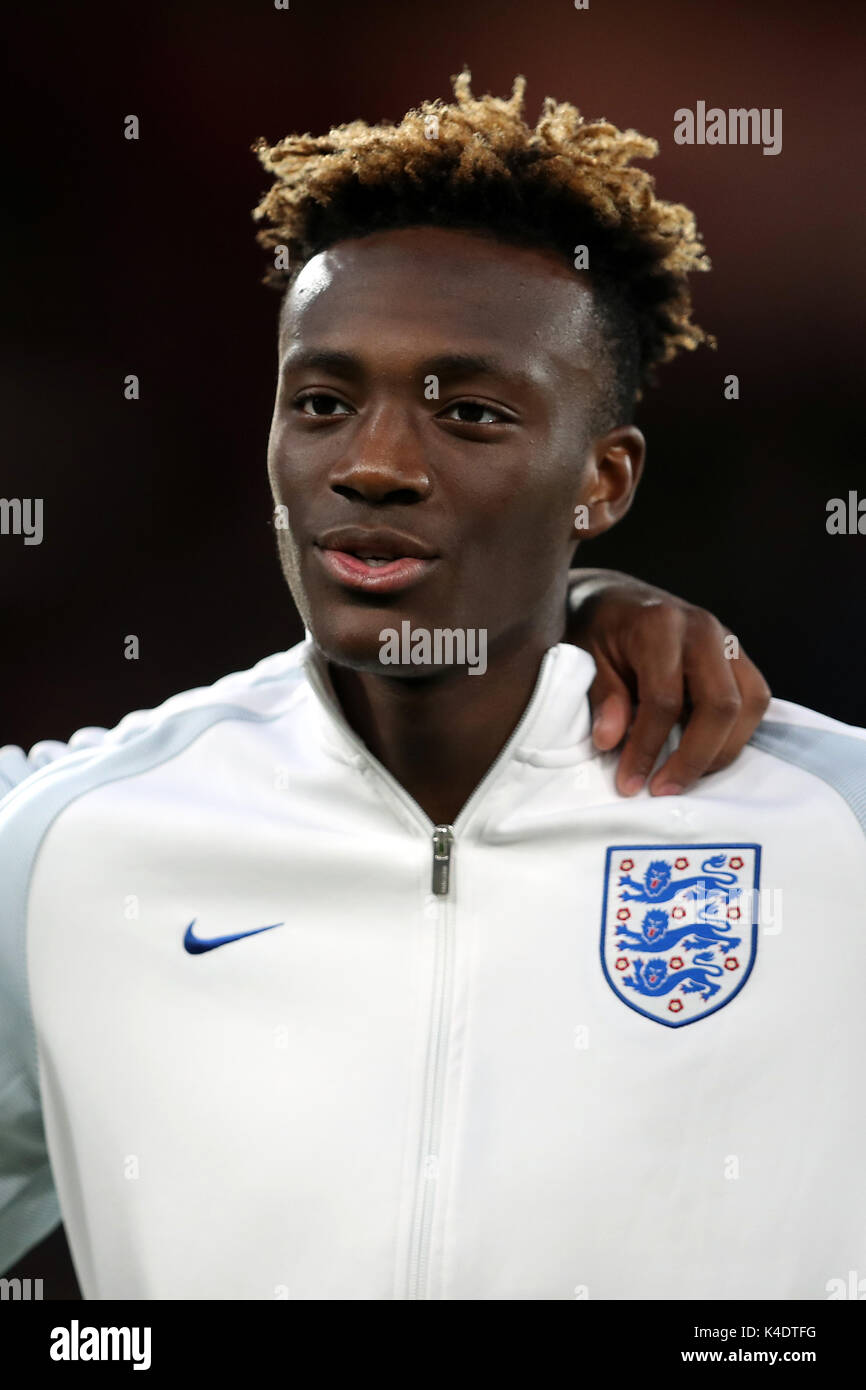 England's Tammy Abraham during the 2019 UEFA Euro U21 Qualifying, Group ...