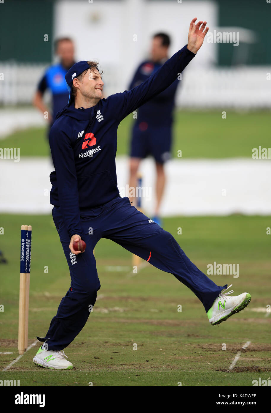 England's Joe Root during the nets session at Lords, London Stock Photo ...