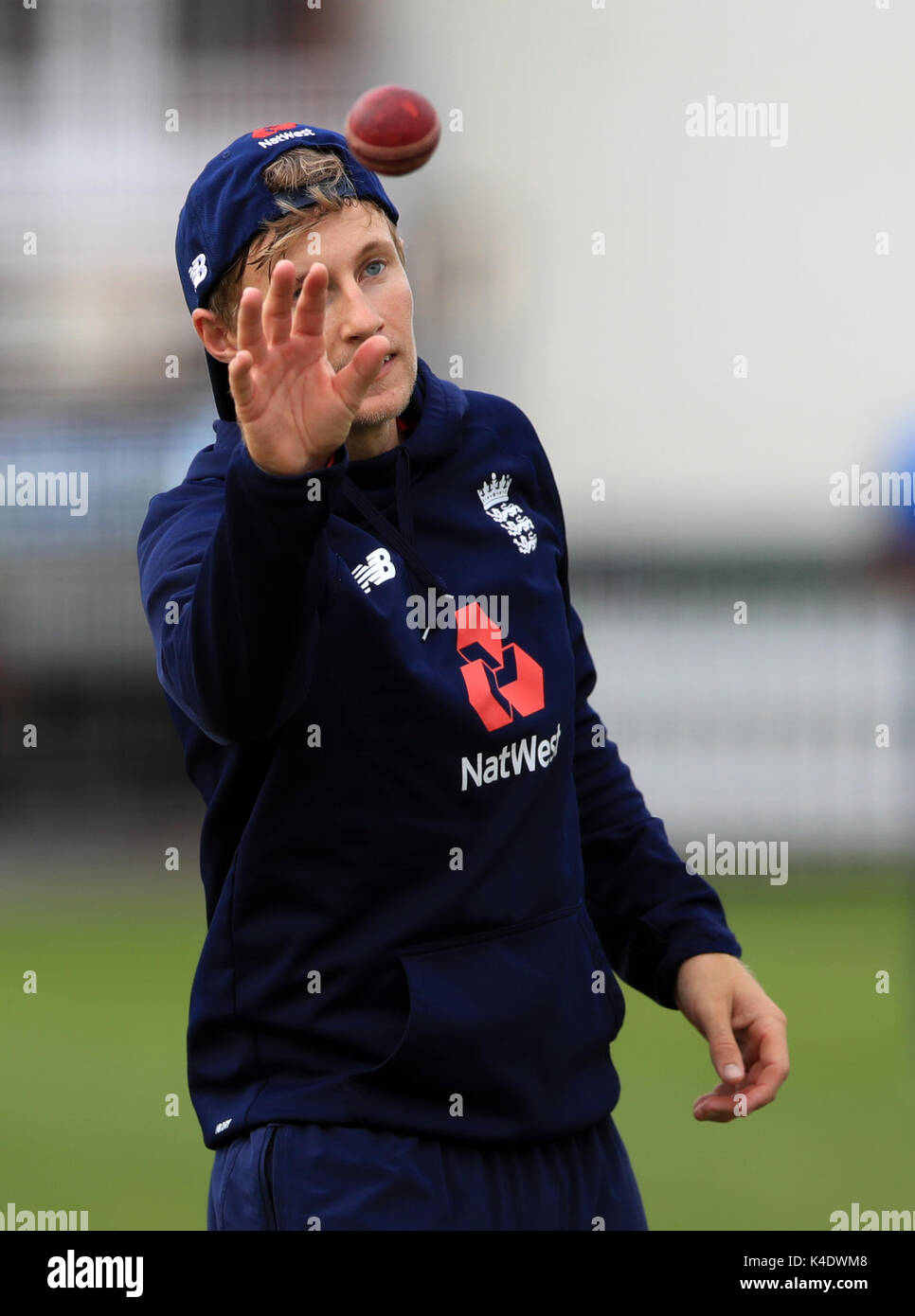 England's Joe Root during the nets session at Lords, London Stock Photo ...