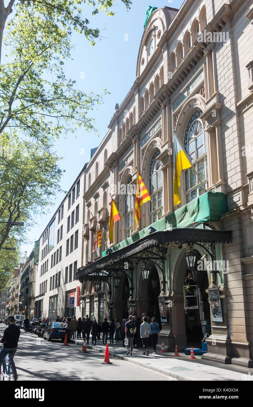 Barcelona, Spain: The Gran Teatre del Liceu, popularly known simply as ...