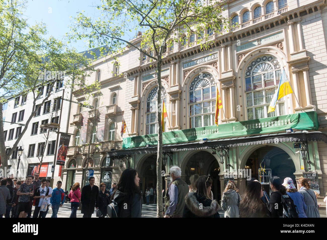 Barcelona, Spain: The Gran Teatre del Liceu, popularly known simply as ...