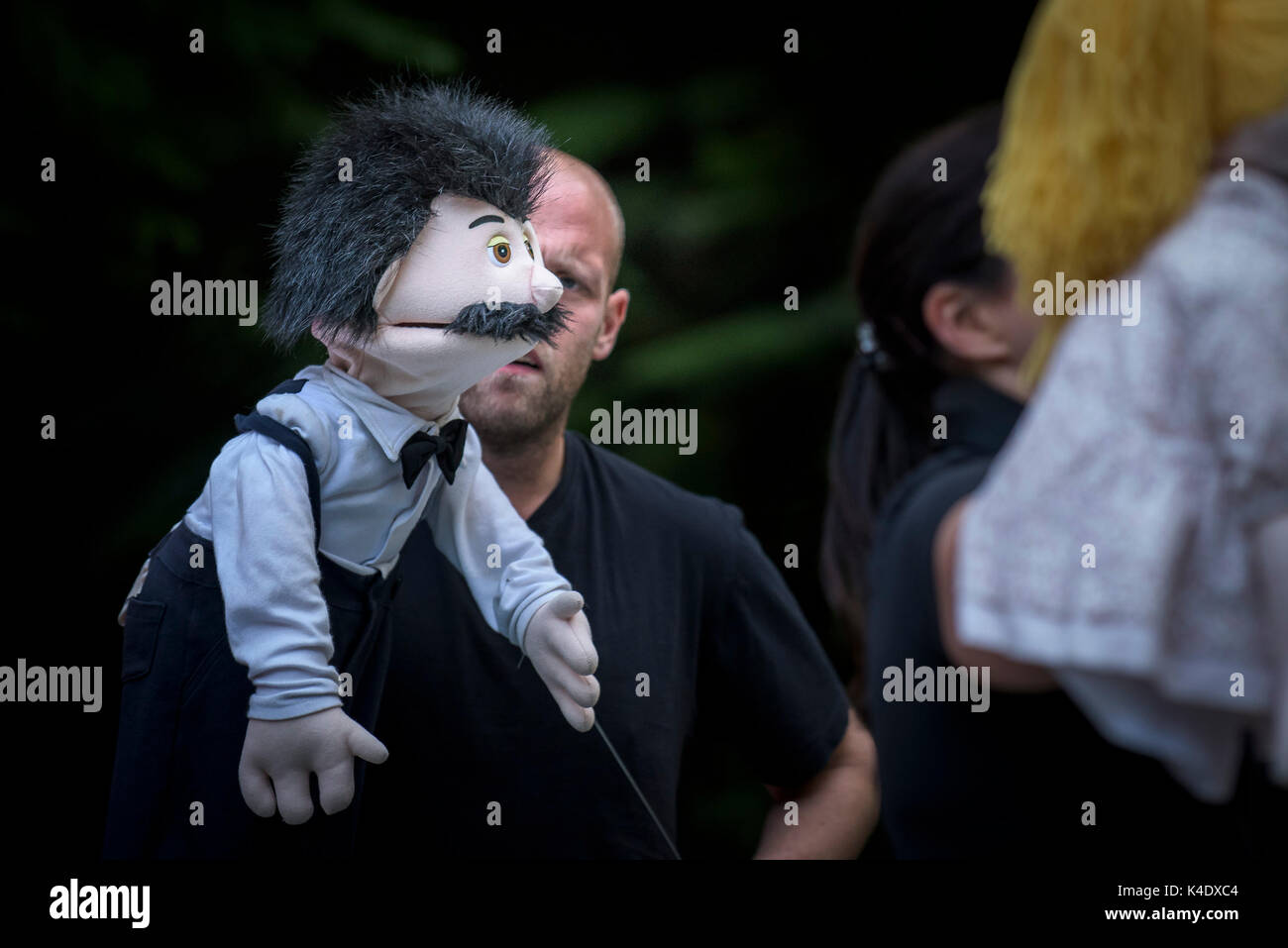 Puppetry - actors and puppets performing in The Smartest Giant in Town ...