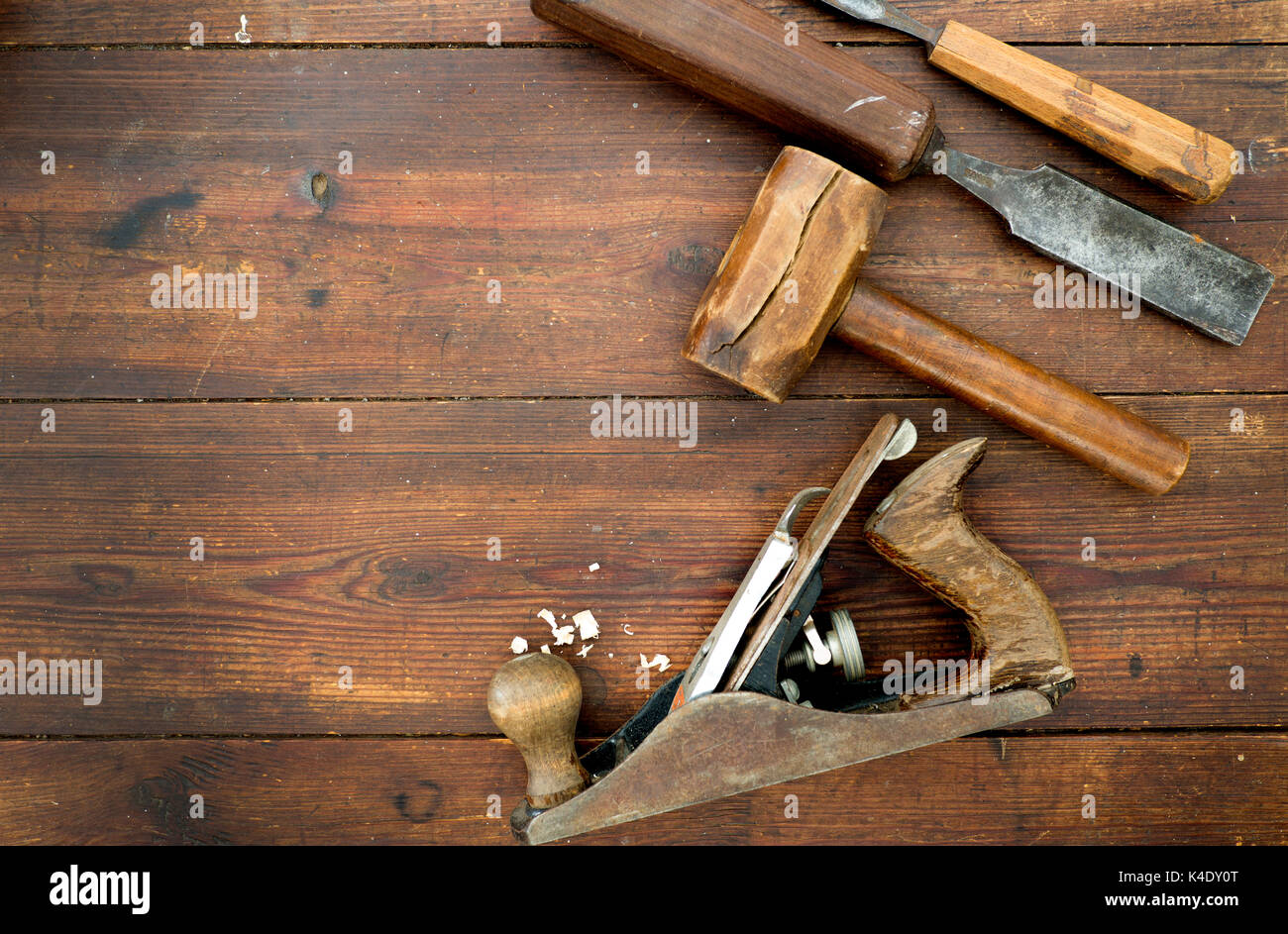 Woodwork table hi-res stock photography and images - Alamy