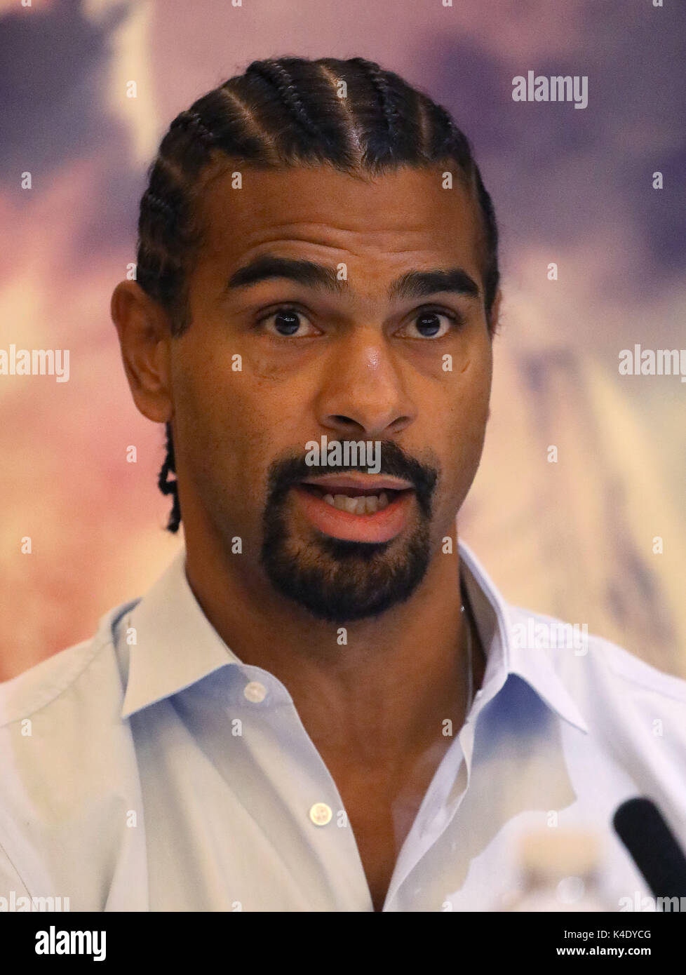 David haye speaking hi-res stock photography and images - Alamy