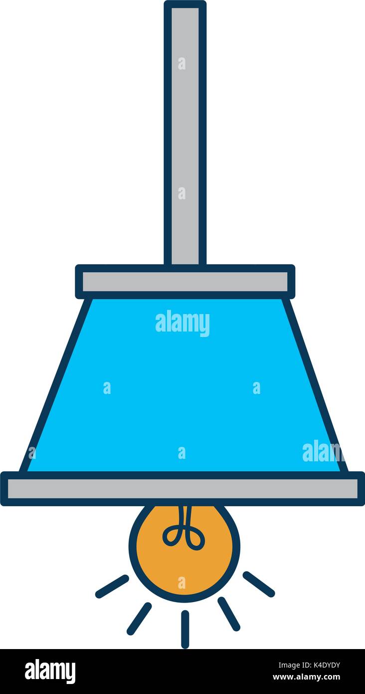 hanging lamp bulb light decoration object Stock Vector Image & Art - Alamy