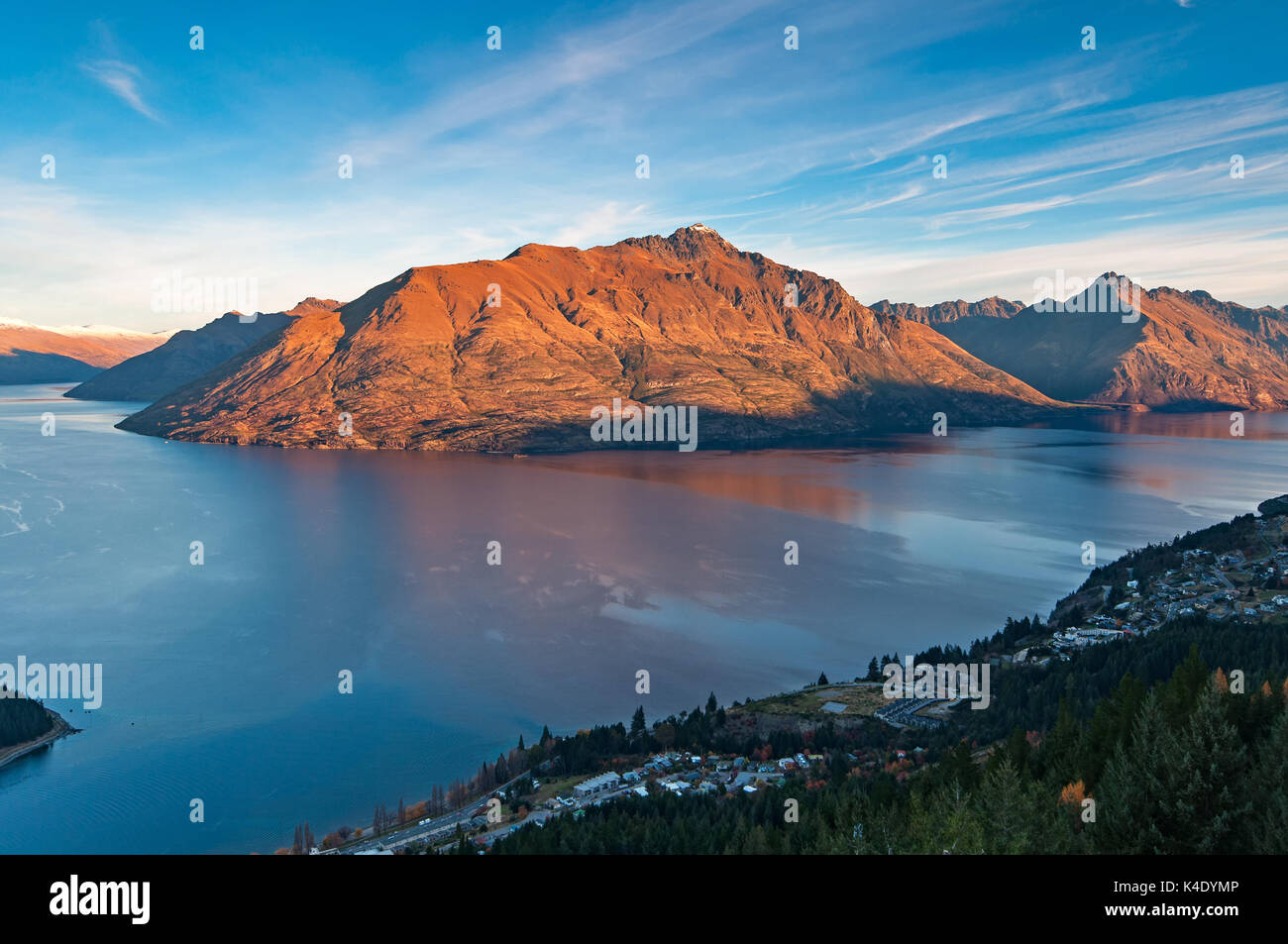 Aerial view queenstown new zealand hi-res stock photography and images ...