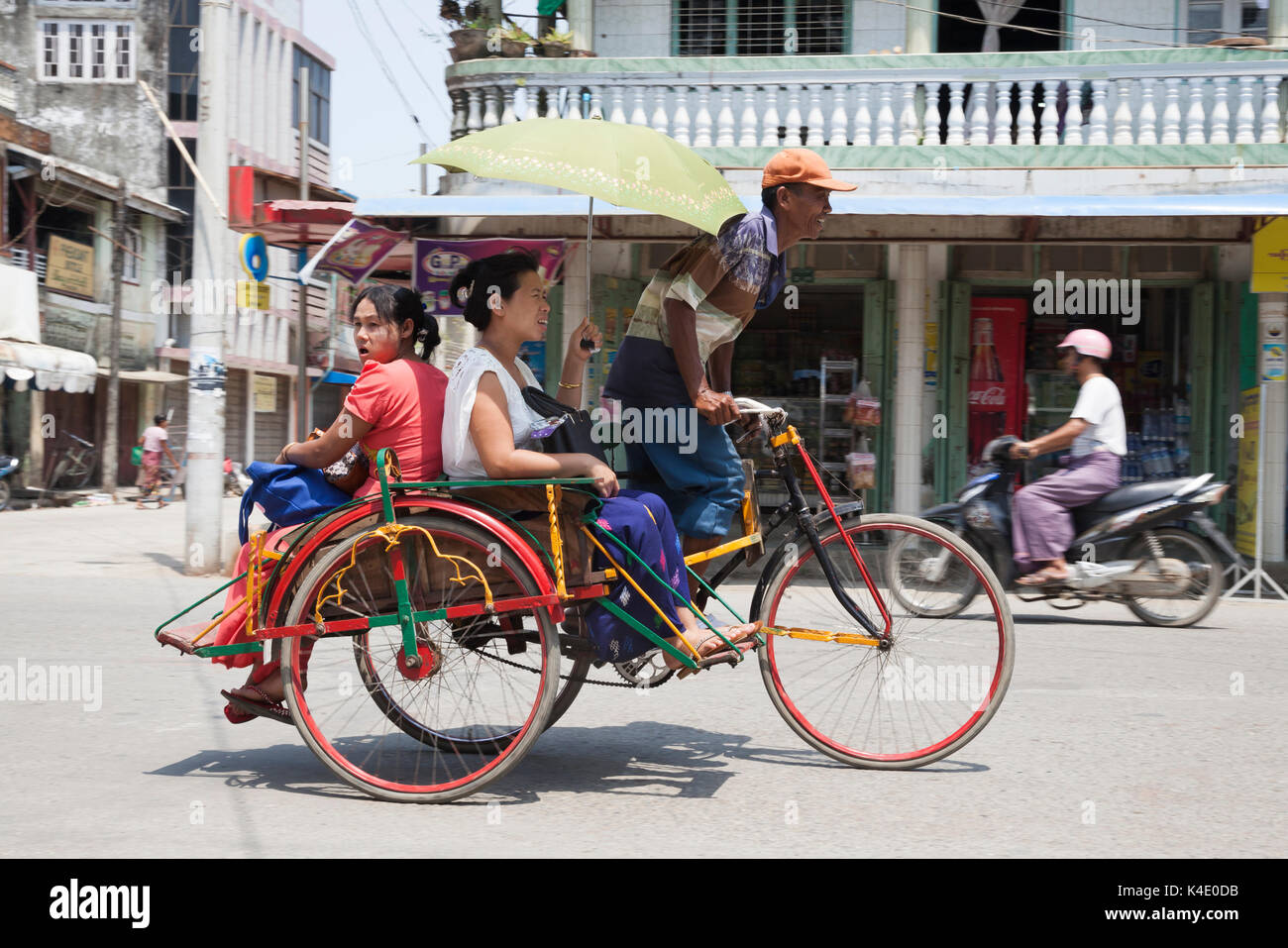 Myanmar tricycle hi-res stock photography and images - Alamy