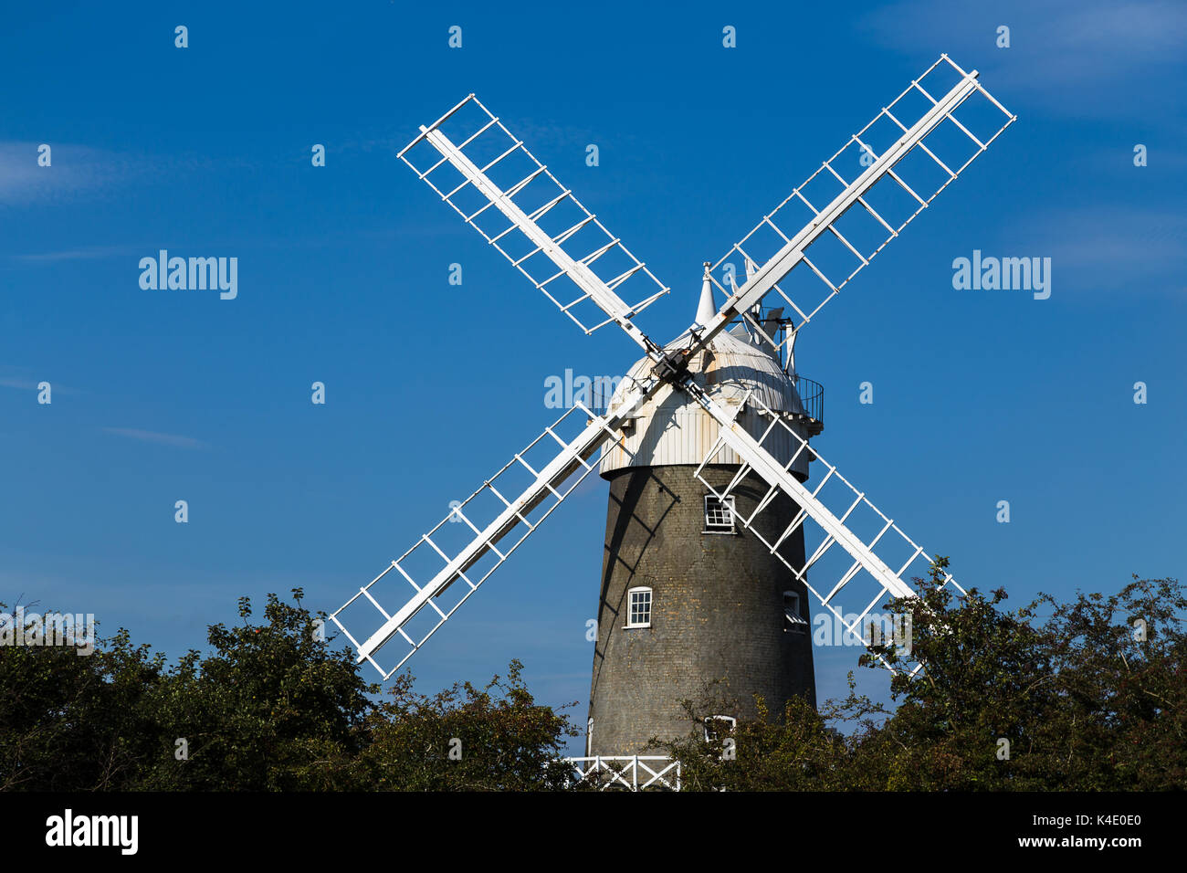 Great Bircham Windmill, a a Grade II listed five storey tower mill ...