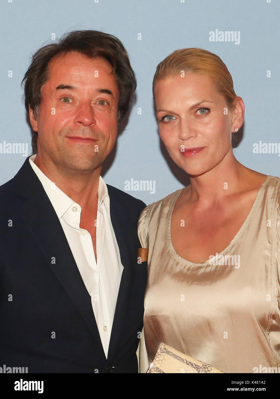 Jan, Josef Liefers And Singer Anna Loos Stock Photo - Alamy