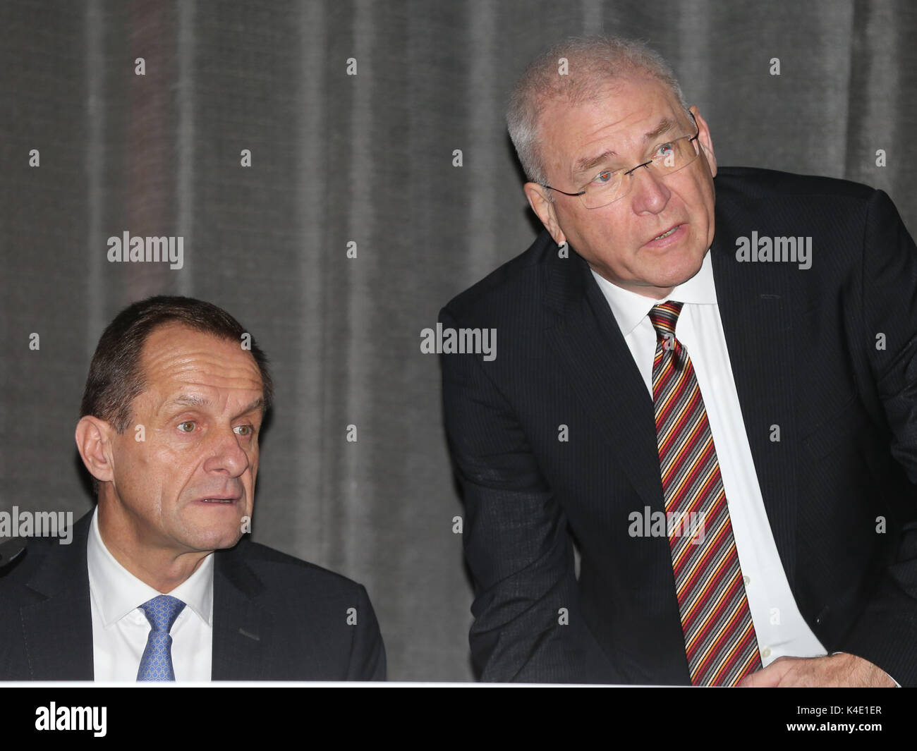 Dr Michael Vesper And Alfons Hörmann Stock Photo - Alamy