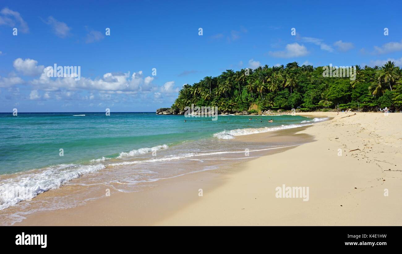 caribbean playa grande beach ion the dominican republic Stock Photo - Alamy