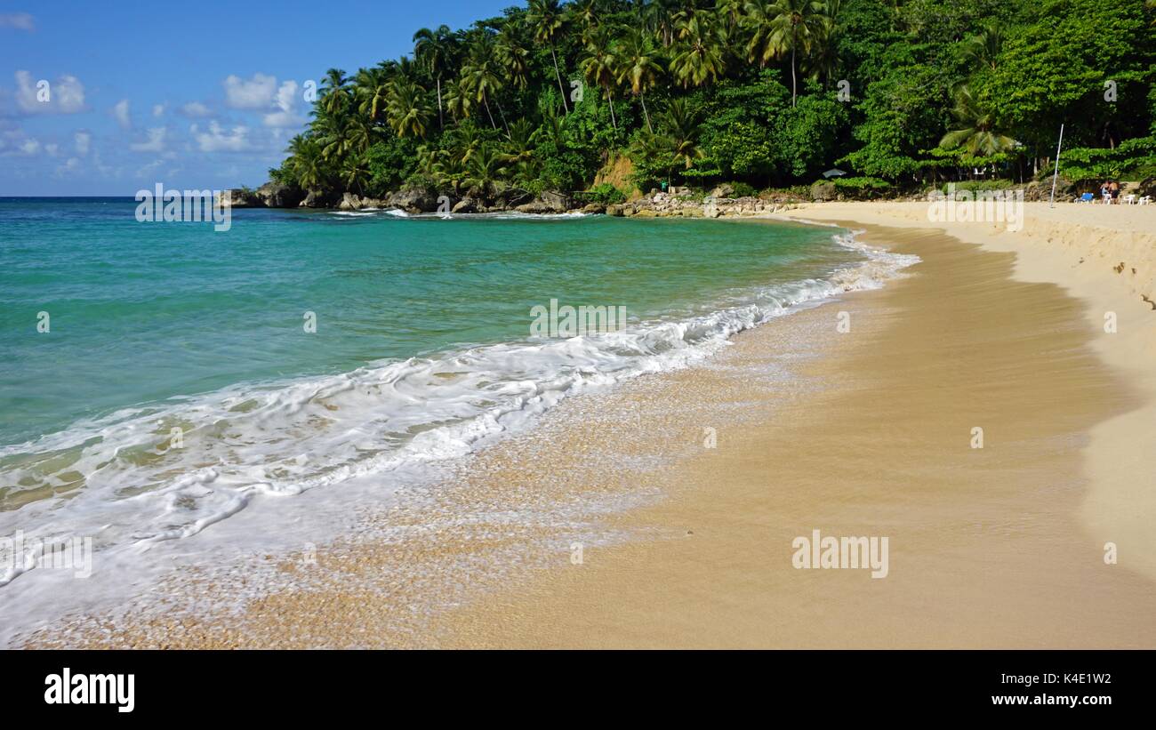 caribbean playa grande beach ion the dominican republic Stock Photo - Alamy