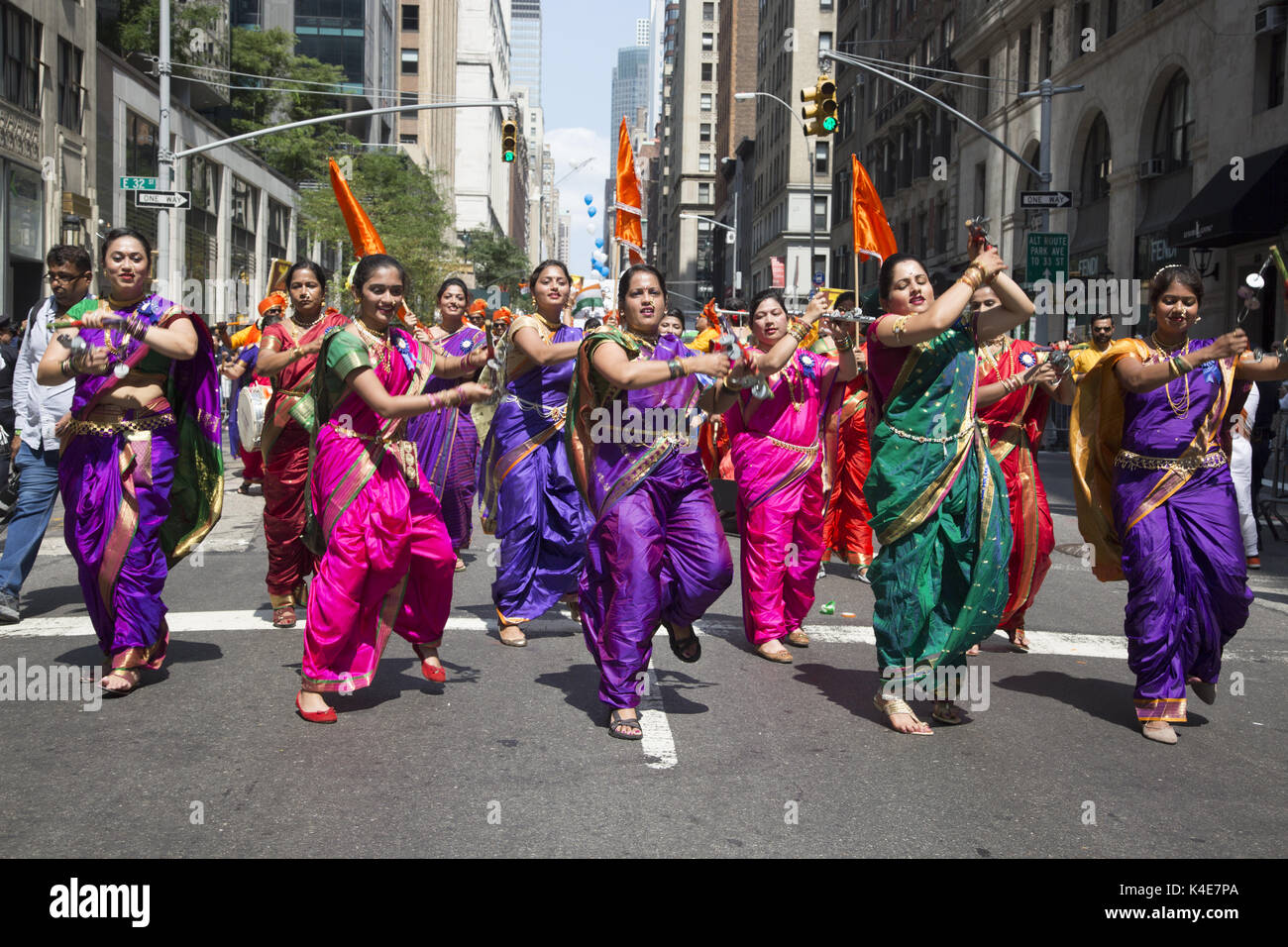 Indians in NY City come out for the annual Indian Independence Day ...