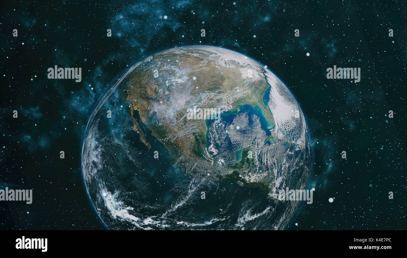 The Earth from space. This image elements furnished by NASA Stock Photo ...