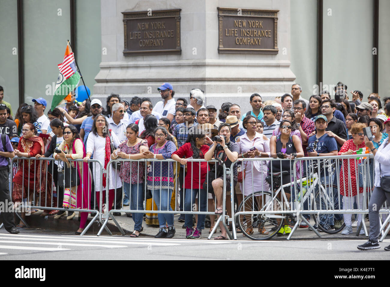Indians in NY City come out for the annual Indian Independence Day ...