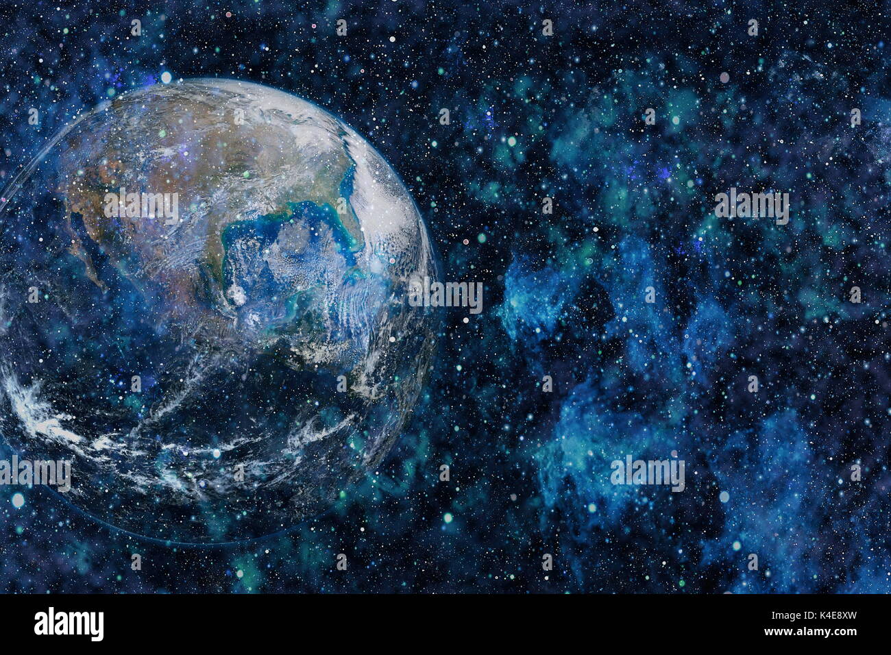 The Earth from space. This image elements furnished by NASA Stock Photo ...
