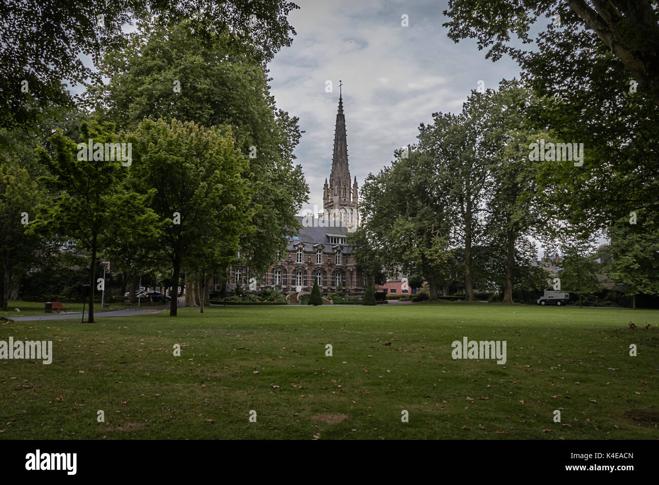 The Old Church In Harfleur, France Stock Photo - Alamy