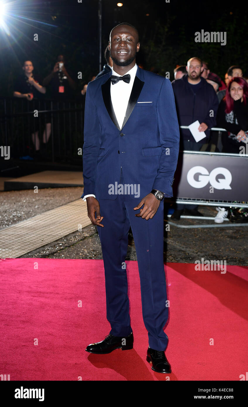 Stormzy attending the GQ Men of the Year Awards 2017 held at the Tate ...