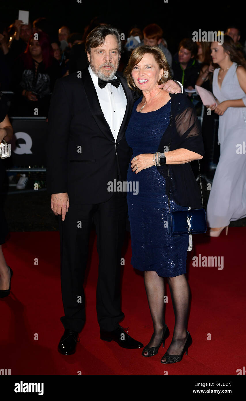 Mark Hamill and Marilou York attending the GQ Men of the Year Awards ...