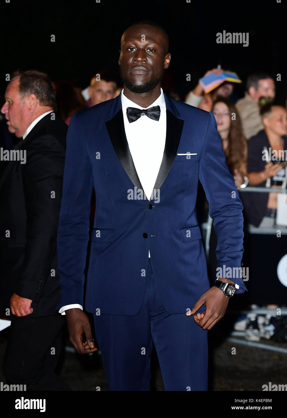 Stormzy attending the GQ Men of the Year Awards 2017 held at the Tate ...