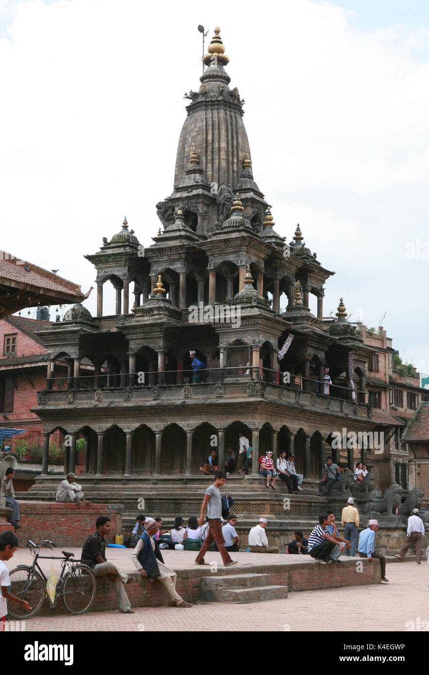 Krishna temple at Patan Durbar Square, Nepal Stock Photo - Alamy