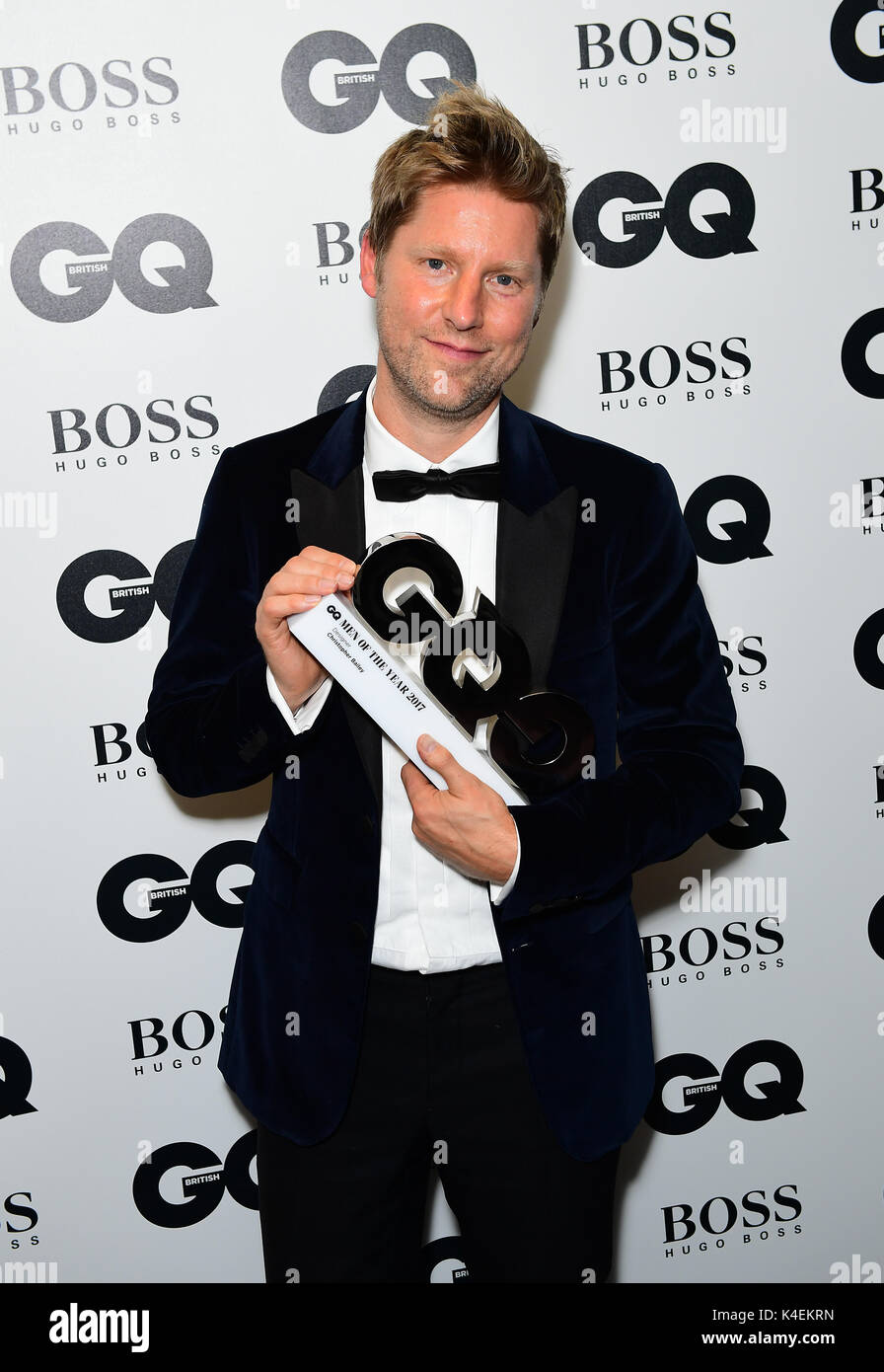 Christopher Bailey with his Designer award during the GQ Men of the ...