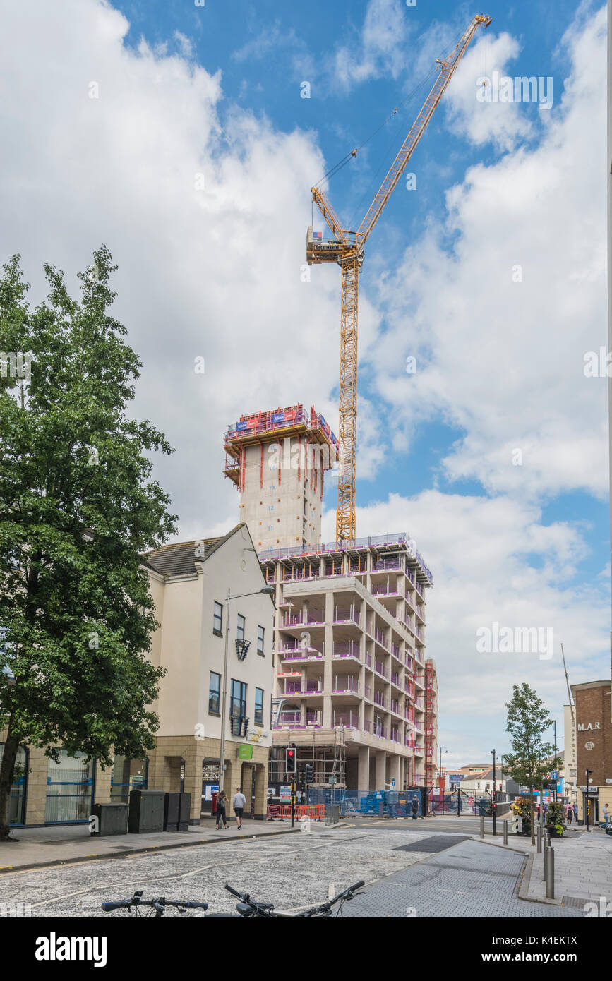 New Student accommodation under construction on Bridge Street in ...