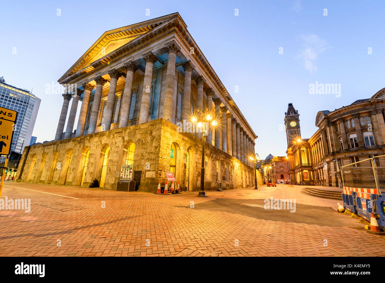 Building of Birmingham central library located in the city centre Stock ...