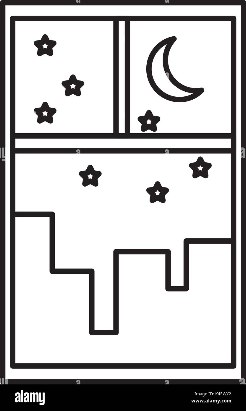 Windows night office building Stock Vector Images - Alamy