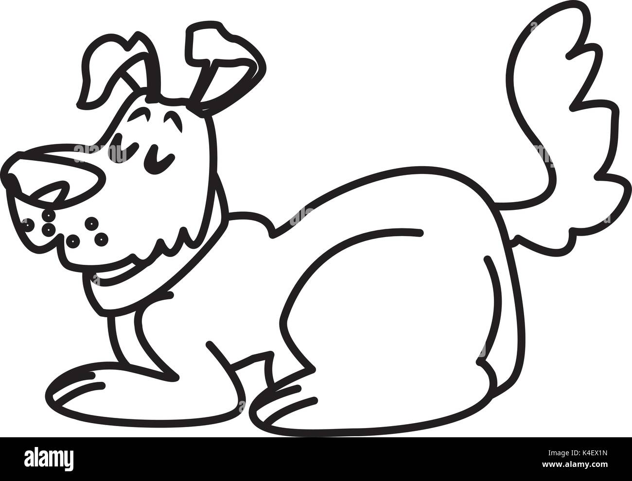 Dog pet cartoon Stock Vector Image & Art - Alamy