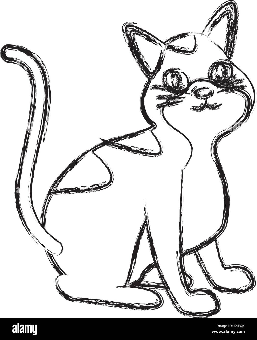 Cat pet cartoon Stock Vector Image & Art - Alamy