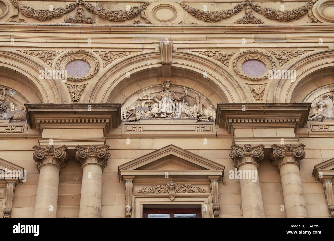 The Free Trade Hall building in Manchester which is now a Radisson ...