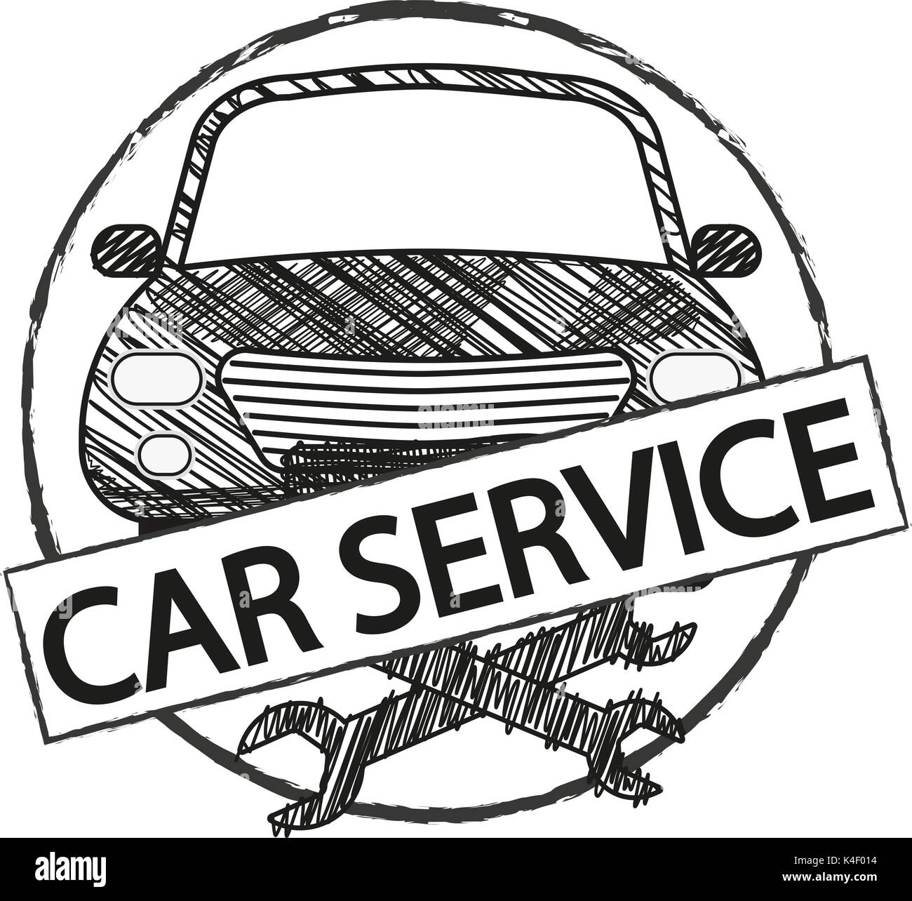 In car service mechanic Stock Vector Images - Alamy