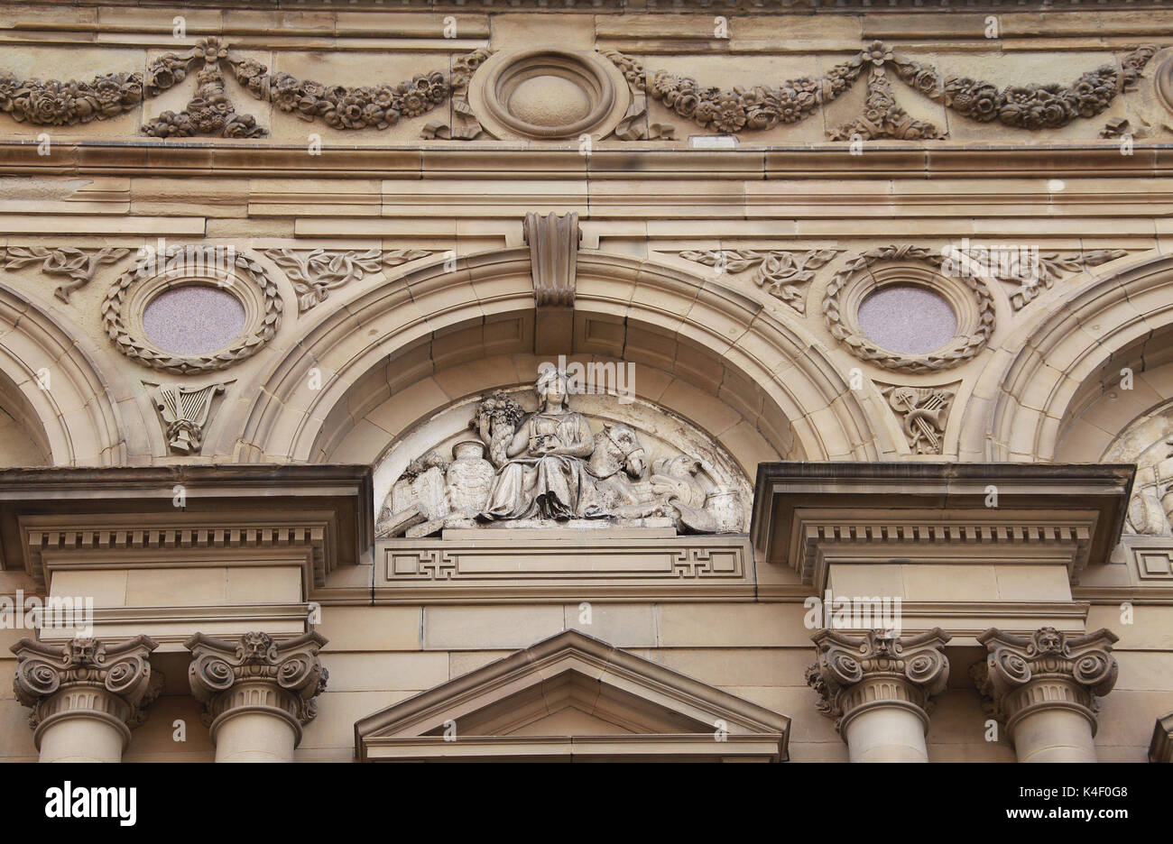 The Free Trade Hall building in Manchester which is now a Radisson ...